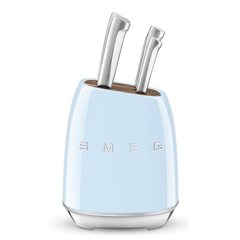 ست چاقو 7 پارچه اسمگ SMEG رنگ آبی - نامی لوکس
